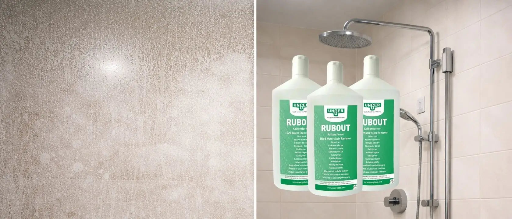 Kalkflecken Dusche Glas
