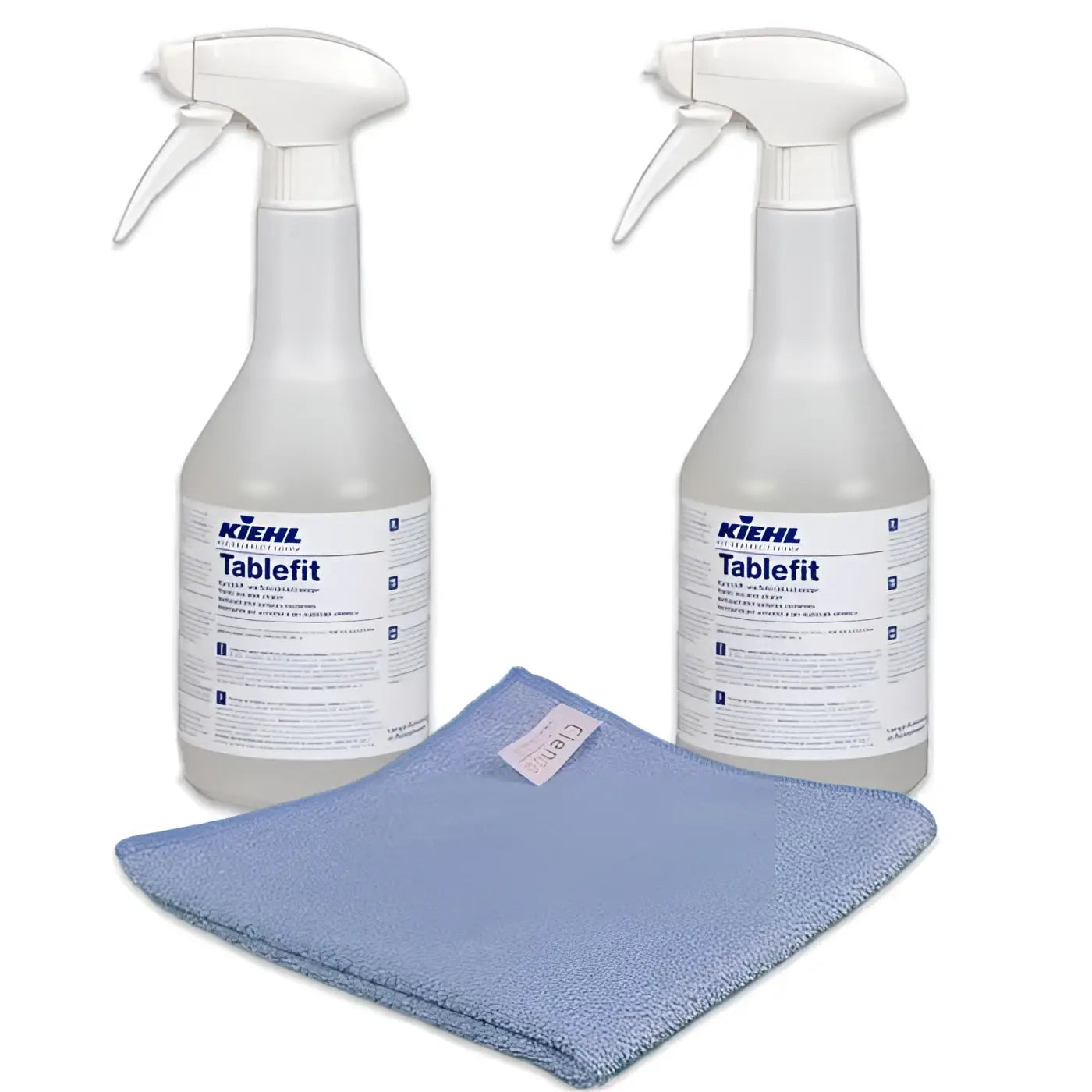 2x Kiehl Tablefit 750ml Schreibtischreiniger Microfasertuch – Clendo